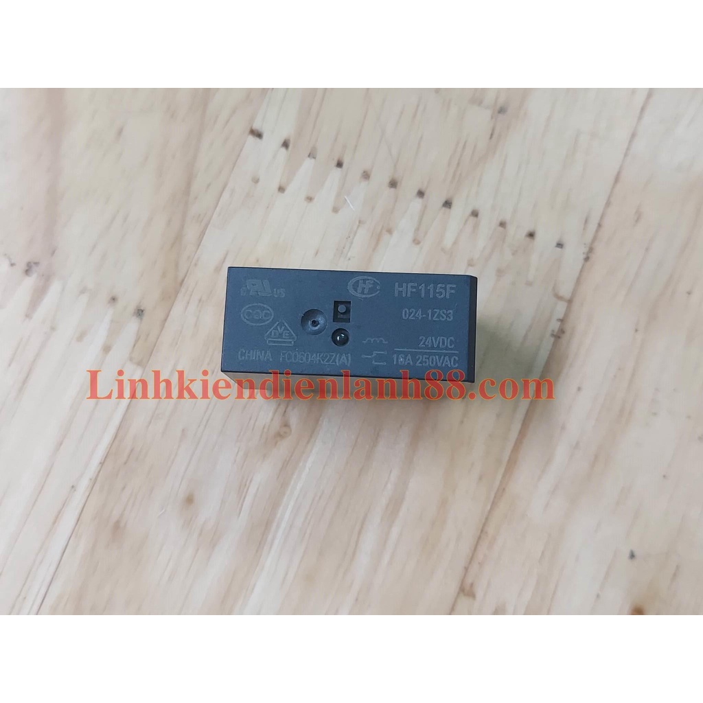 Hf115f 024-1ZS3 Relay 24V 16A 250V 8 Pins. Single Contact Relay ...