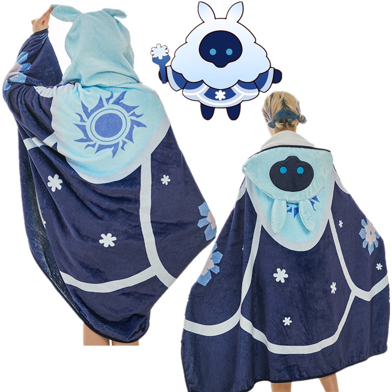 Genshin Impact Abyss Mage Pajamas Jumpsuits Flannel Anime Plush Adult ...