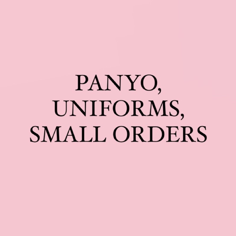 available panyo, available uniforms, available small orders | Shopee ...
