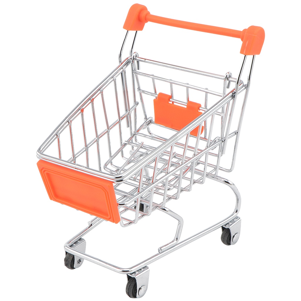 [READY STOCK] Role Play Trolley Pretend Cart Kids Mini Shopping Playset ...