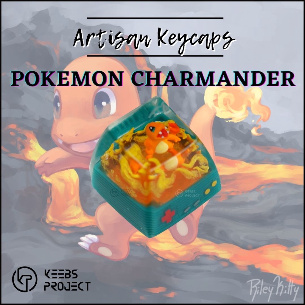 Artisan Pokemon Keycap for Mechanical Gaming Keyboard - Charmander ...