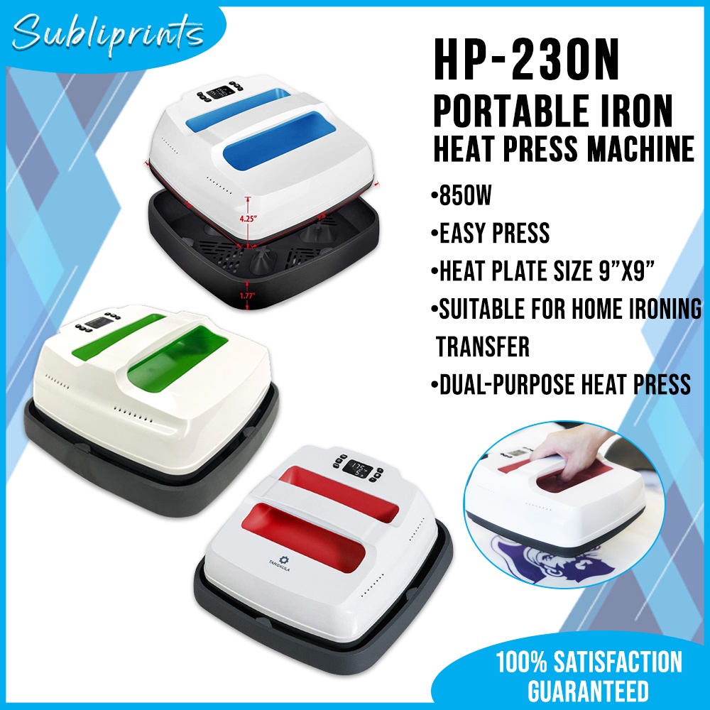 HP-230N Iron Heat Press Machine for TShirts Printing Portable Machine ...