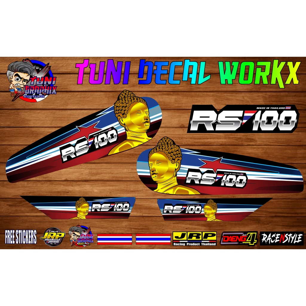 RS 100 THAILAND DECAL STICKERS | Shopee Philippines