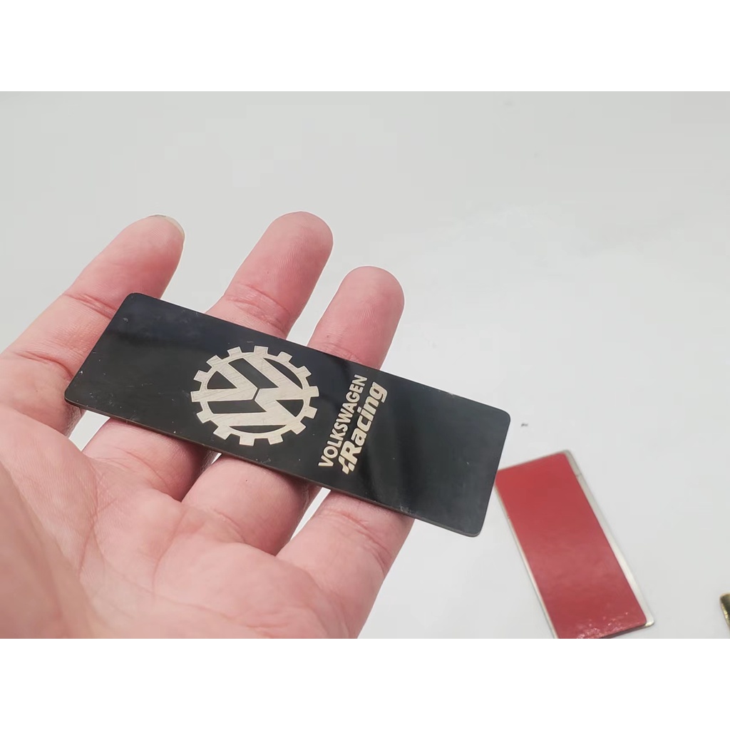 Volkswagen Logo Stainless Steel Part Car Spoiler Badge Emblem Logo for ...