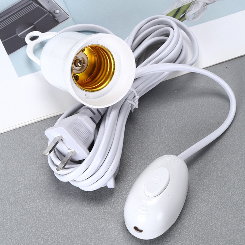Dailyhome Extension Light Lamp Cord Cable Bulb Holder E27 Socket with ...