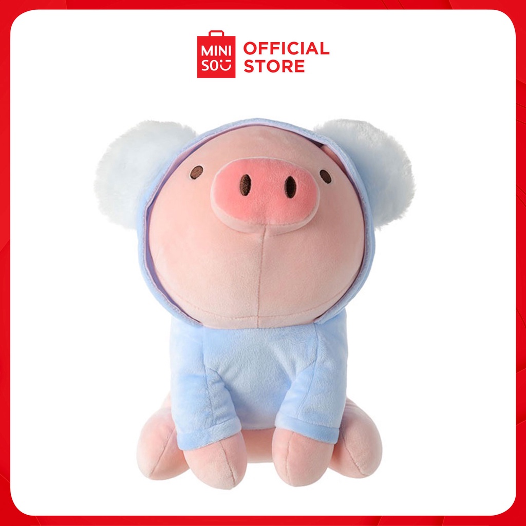 MINISO 10in Sitting Piglet Plush Toy with Hat | Shopee Philippines