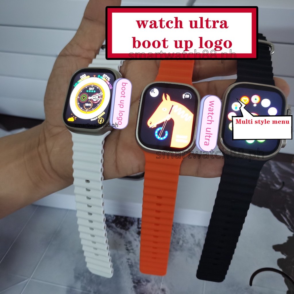 TOP logo Ultra 2 AP ULTRA smart watch with Boot up Logo wireless ...