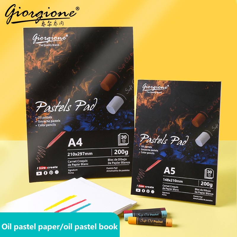 SNAP BUY08 Oil Painting Stick Special Paper 200g Paper A4 A5 Graffiti Crayons | Shopee Philippines