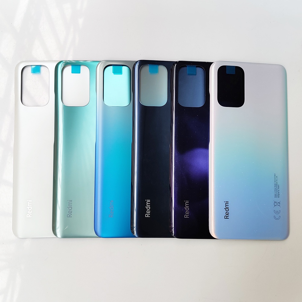 For Xiaomi Redmi Note 10 Plastic Back Rear Housing Cover Note 10S , Back Door Replacement Hard ...