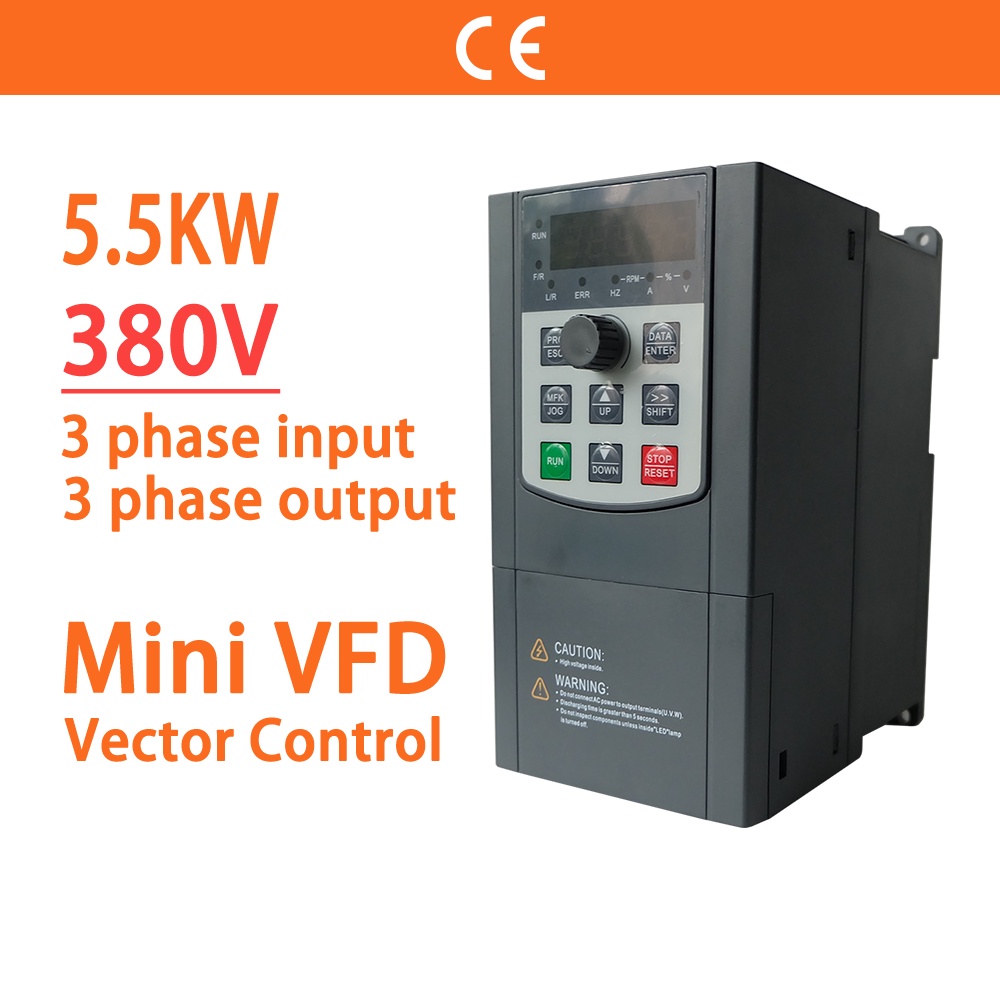 380V 5.5KW 7.5HP Economical VFD Variable Frequency Drive Converter ...