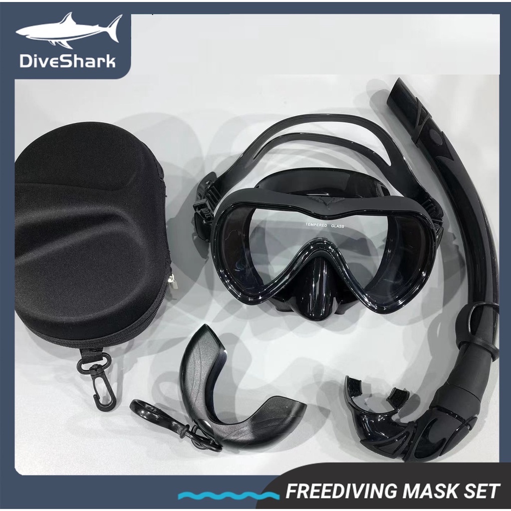 DiveShark Frameless Liquid Silicone Diving Tempered Glass Freediving ...