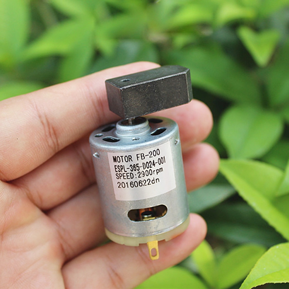 DC 12V-24V 2900RPM Micro 365 Vibrating Motor Strong Vibration Carbon ...
