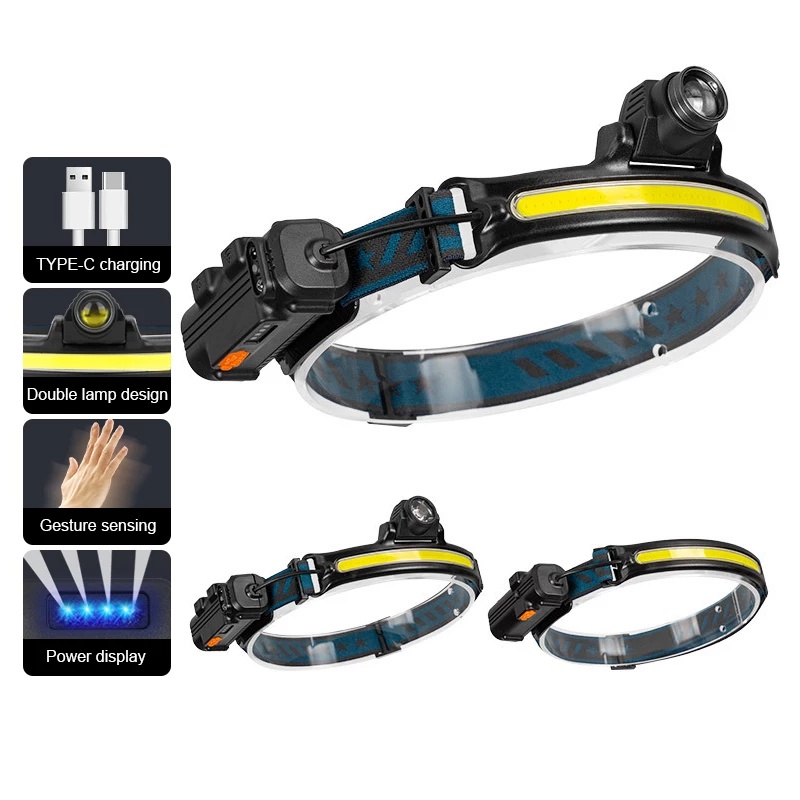 Headlamp Flashlight Led Headlight Usb Rechargeable Water Proof Head ...
