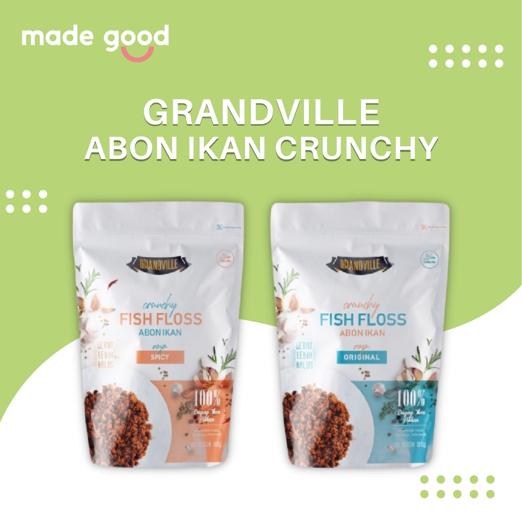 Grandville Crunchy Fish Floss - Original Spicy Fish Floss 100g | Shopee ...