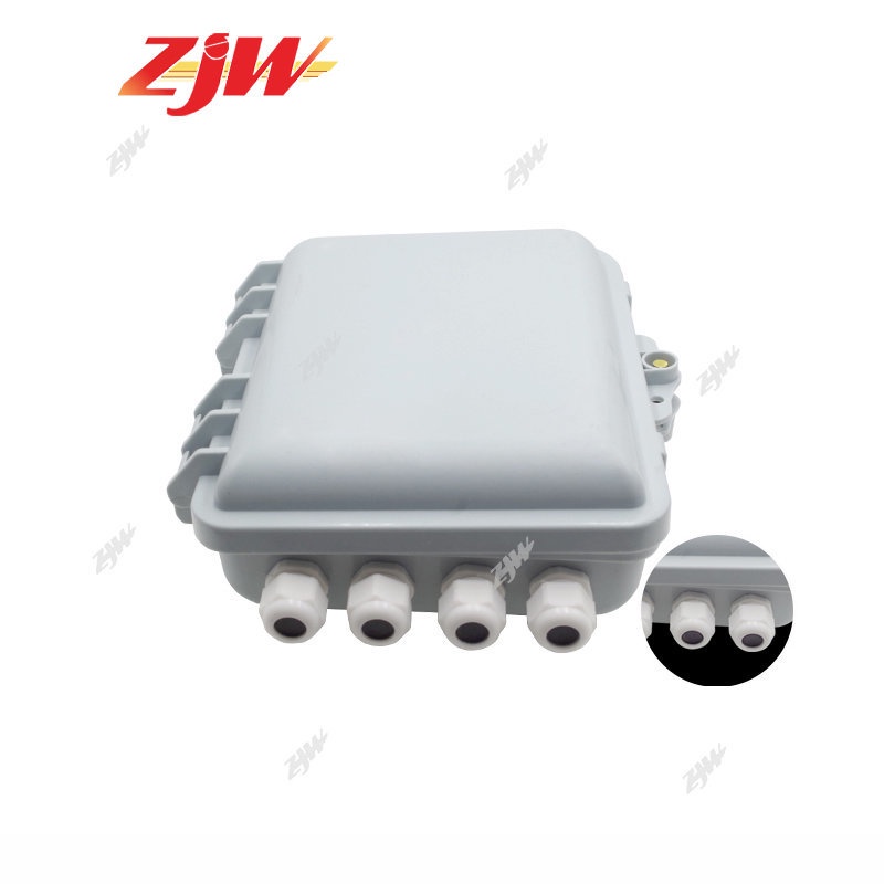 ZJW 1:8 Nap Box Fiber Optic PLC Splitter Box / 12 core FTTH adapter ...