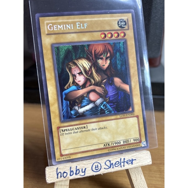 Yugioh! Gemini Elf (LON-EN - Secret Rare) Unlimited Edition | Shopee ...