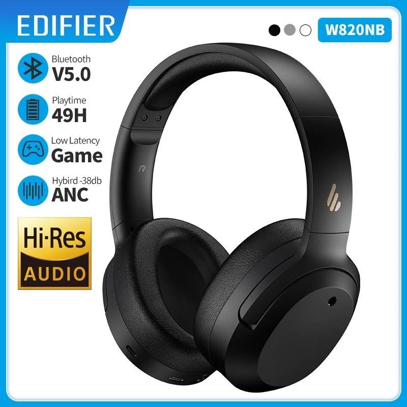 Edifier W820NB Active Noise Cancelling Bluetooth Stereo Headphones ...