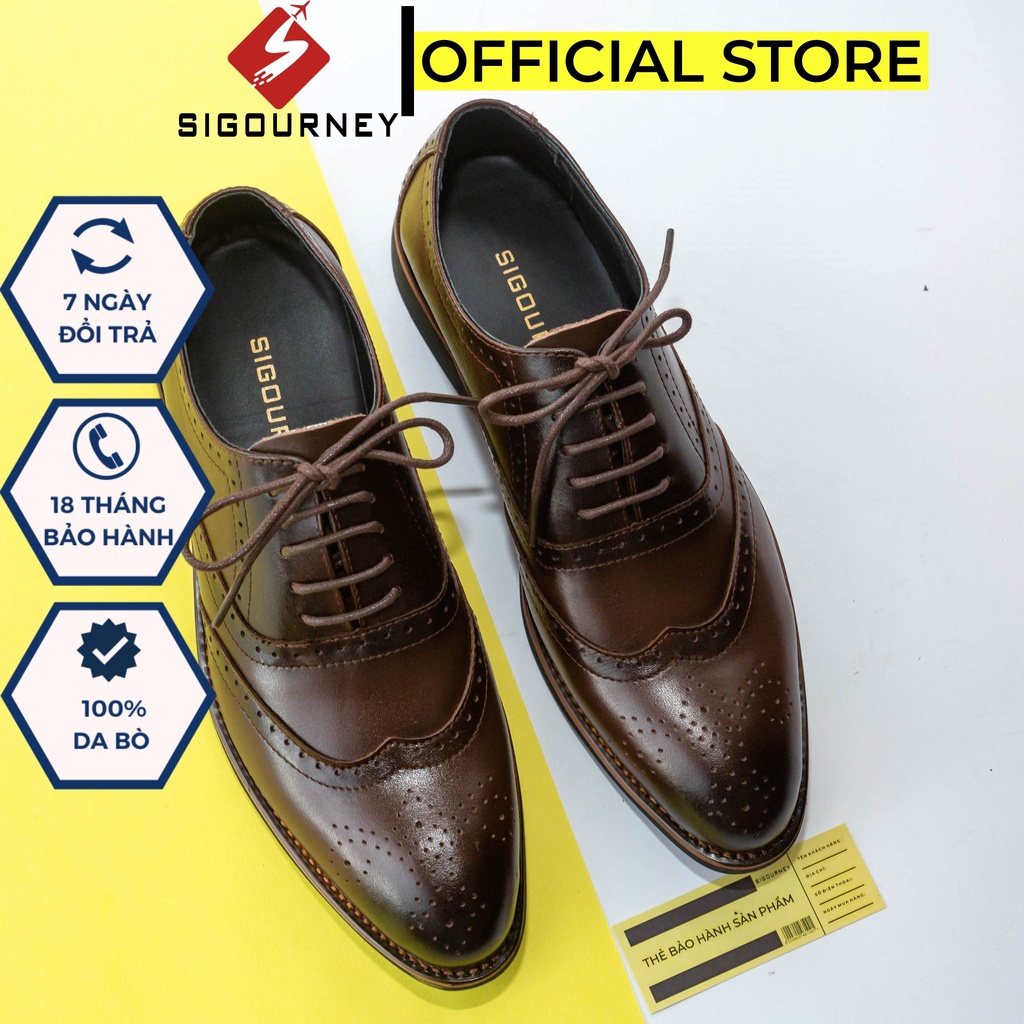 LUX Luxury brown men's Oxford shoes - Manzo Store | Shopee Philippines