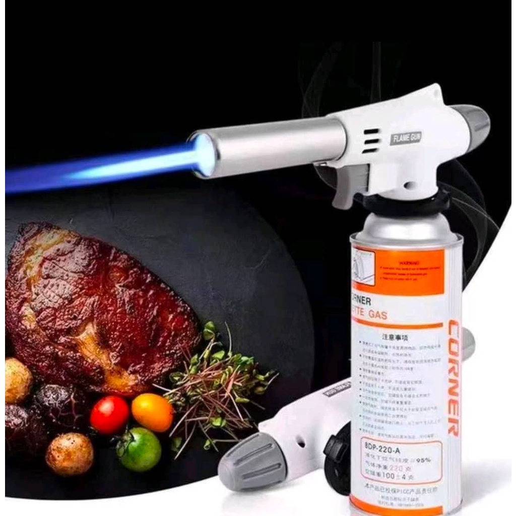 flame gun Blowtorch Cooking Soldering Butane Gas Torch Flame Gun Blow ...