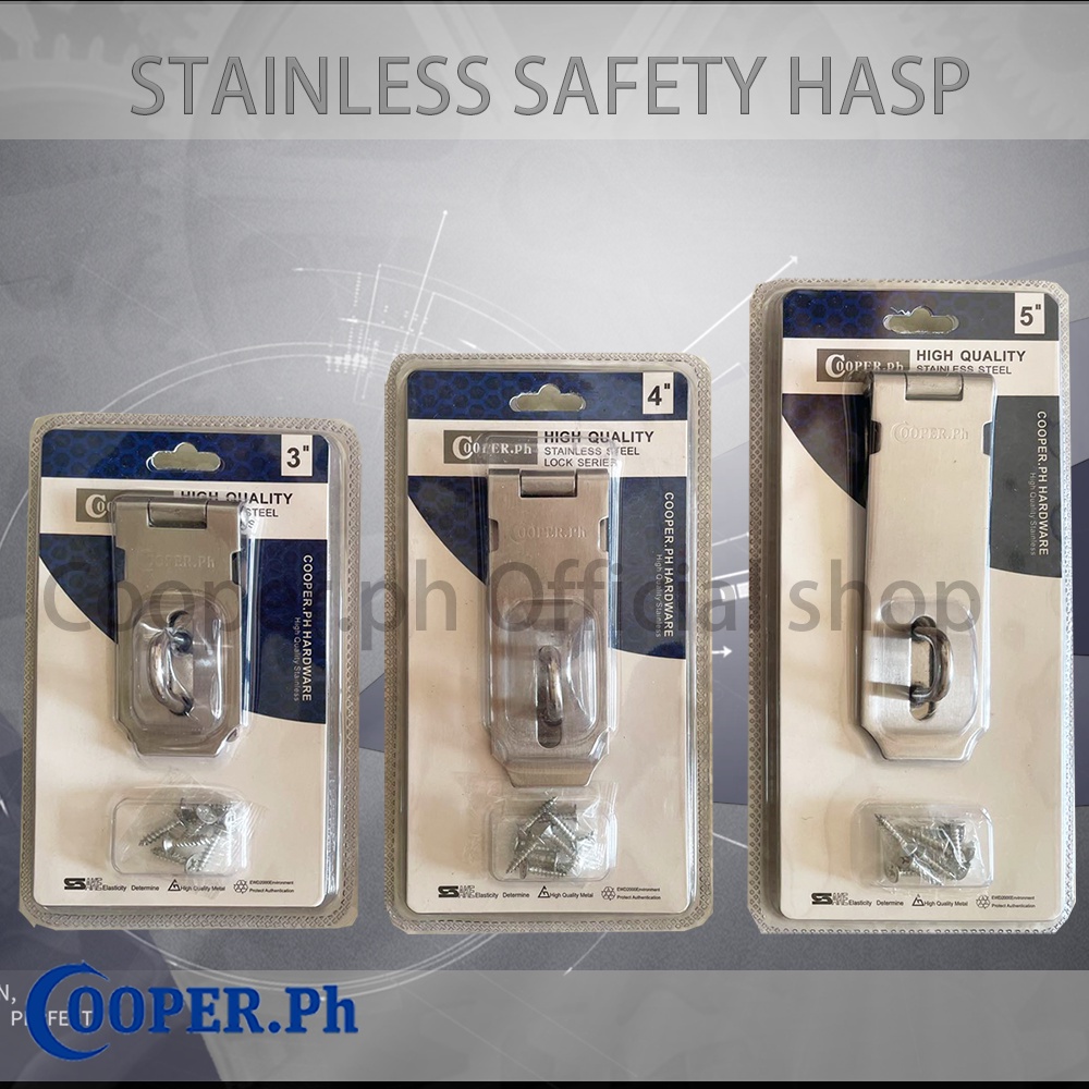 cooper.ph Hasp Lock Thick Metal Plate Heavy Duty 3" 4" 5" SOLD PER ...