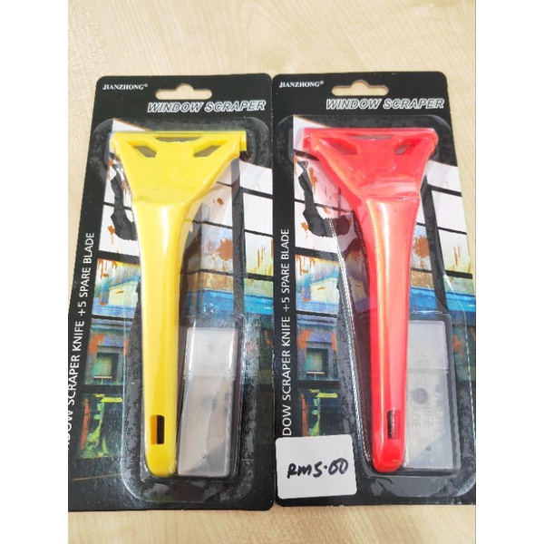 LS GEMILANG Window Scraper Cutter Sticker Paint Scraper Remover ...