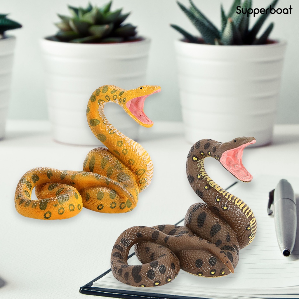 SUP-Python Model Realistic Miniature Figurine PVC Solid Model Spoof ...