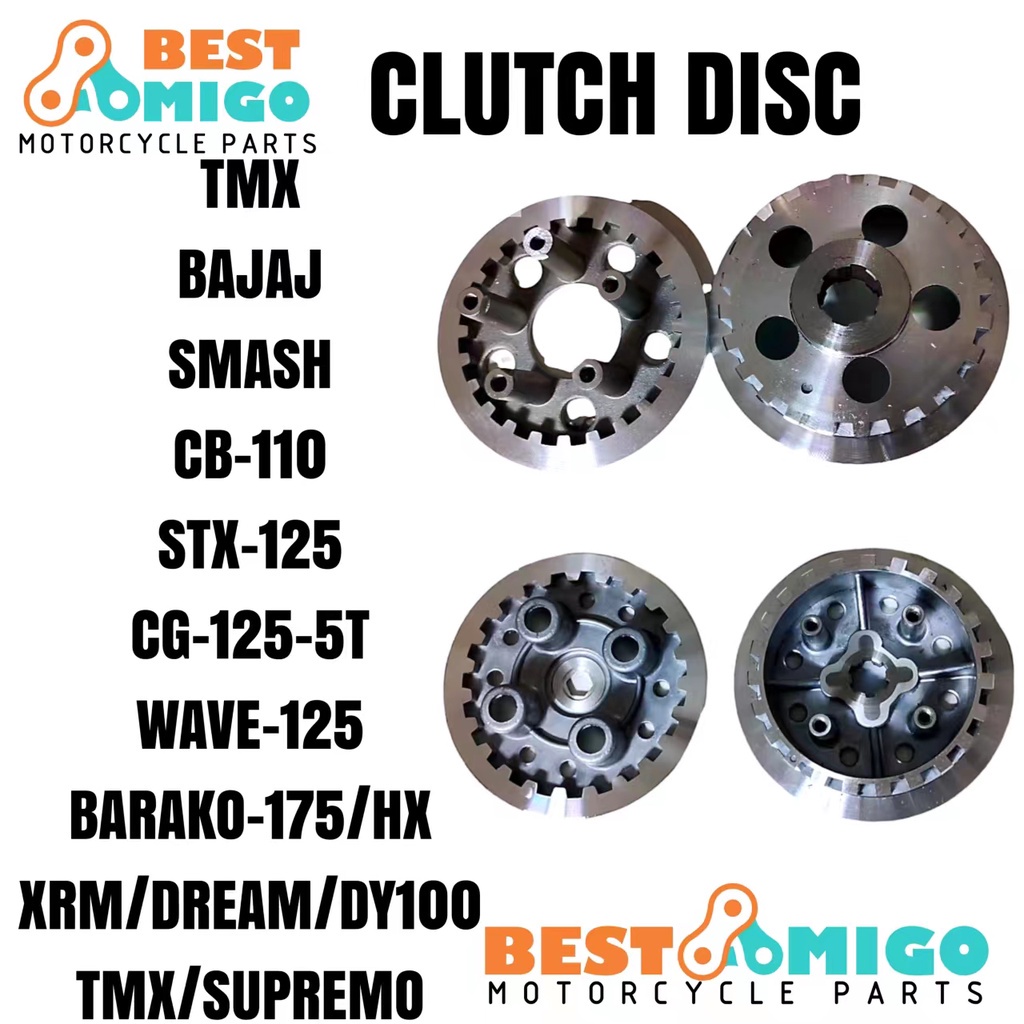 BEST AMIGO MOTORCYCLE PARTS CLUTCH CENTER DISC FOR BAJAJ/BARAKO/CG-125 ...