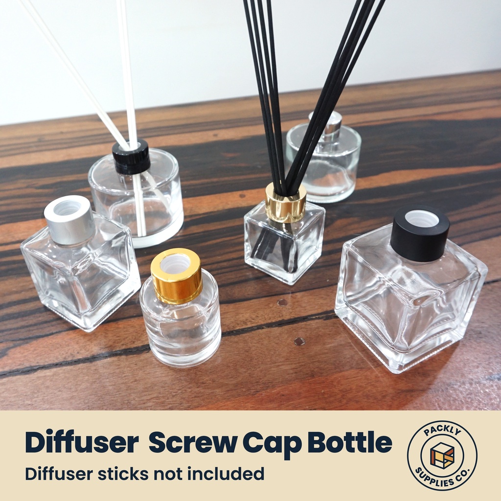(1PC) Round Square Diffuser Bottle Screw Cap Type and Plug Stopper | Shopee Philippines