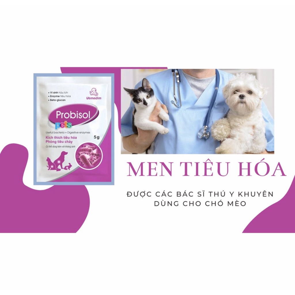 Vemedim PROBISOL PETS digestive yeast supports digestive Tract for dogs ...