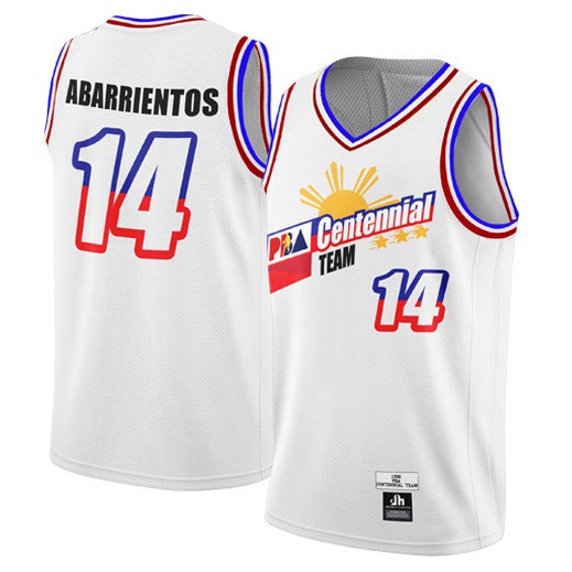1998 PBA Centennial Johnny Abarrientos Jersey Sublimation for Men Plain ...