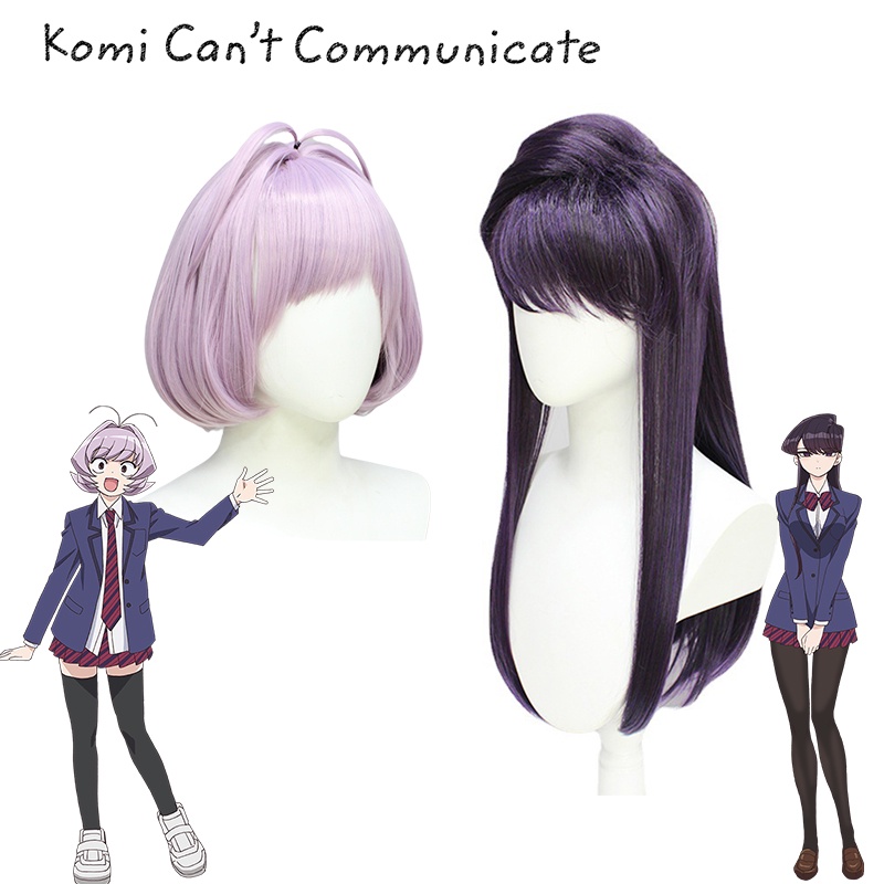 Anime Komi-san Wa Comyushou Desu Komi Shoko Osana Najimi Cosplay Wig ...