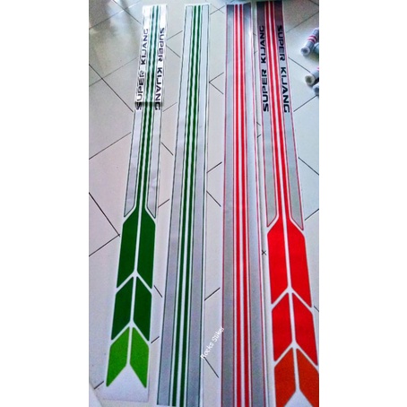 Kijang Super G Long Short Body List Stickers / Kijang Super writing car ...
