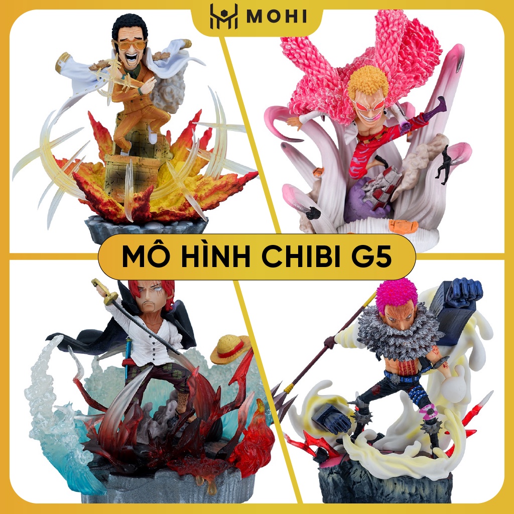 [LED Version available] chibi models G5Luffy, Shank, Katakuri, Kizaru ...