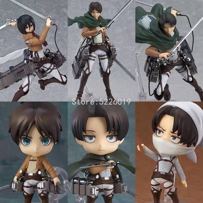 390# Attack On Titan Anime Figure Action Figure Figurine Shingeki no ...