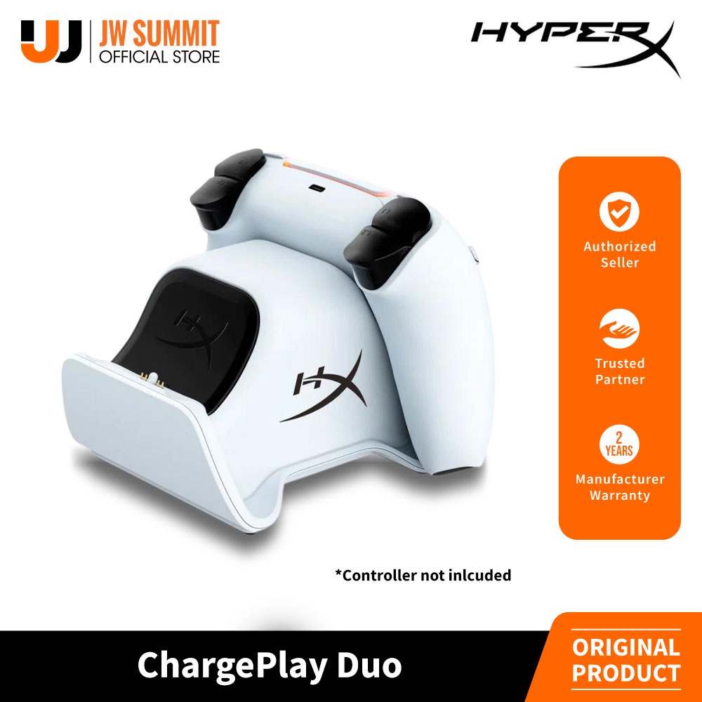 HyperX ChargePlay Duo for Playstation 5 Wireless Controllers Charging ...