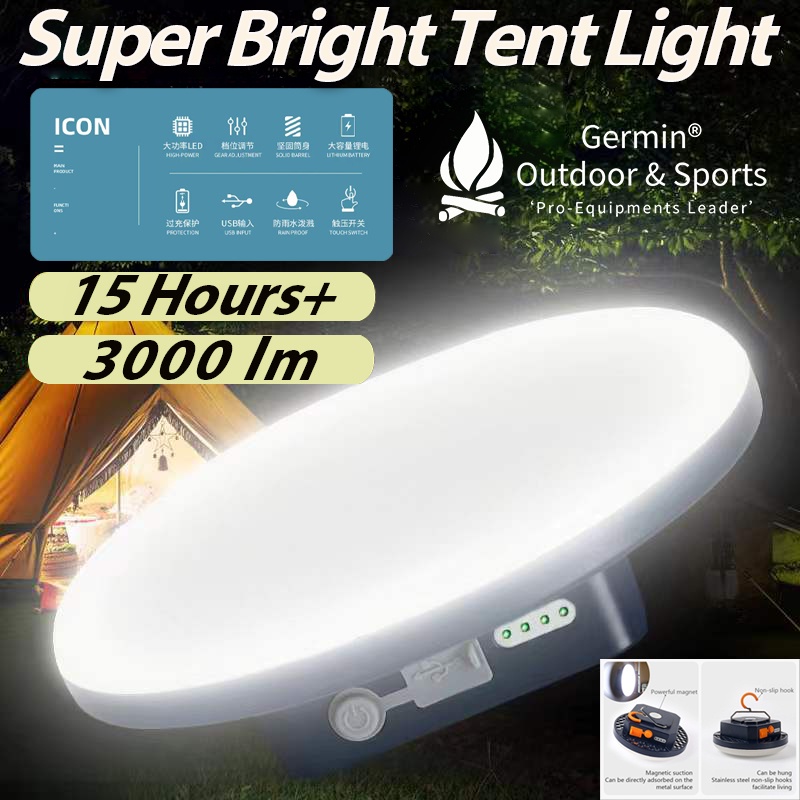 [15 Hours!!!] Portable High Power Rechargeable LED Magnet Flashlight ...