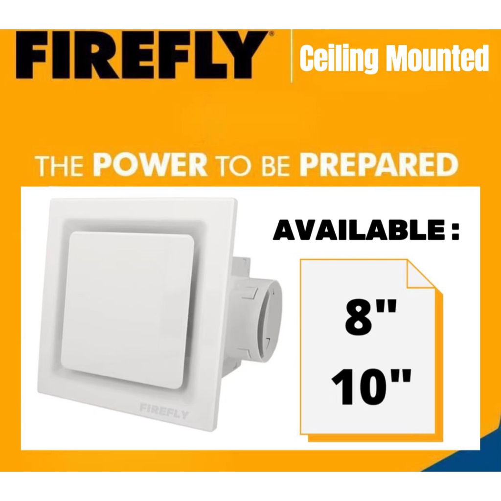 FIREFLY EXHAUST FAN / CEILING MOUNTED* | Shopee Philippines