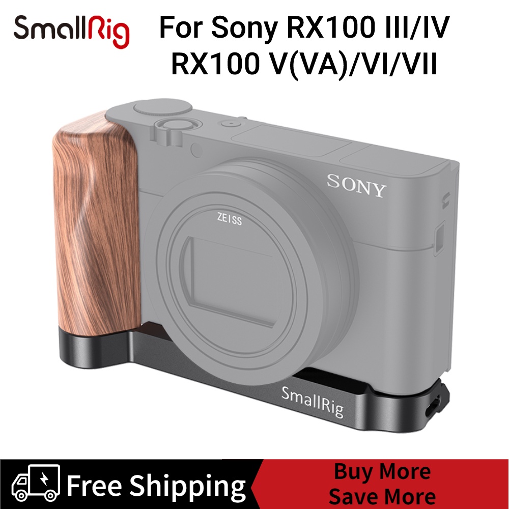 SmallRig L-Shaped Wooden Grip for Sony RX100 III/IV/V(VA)/VI/VII ...