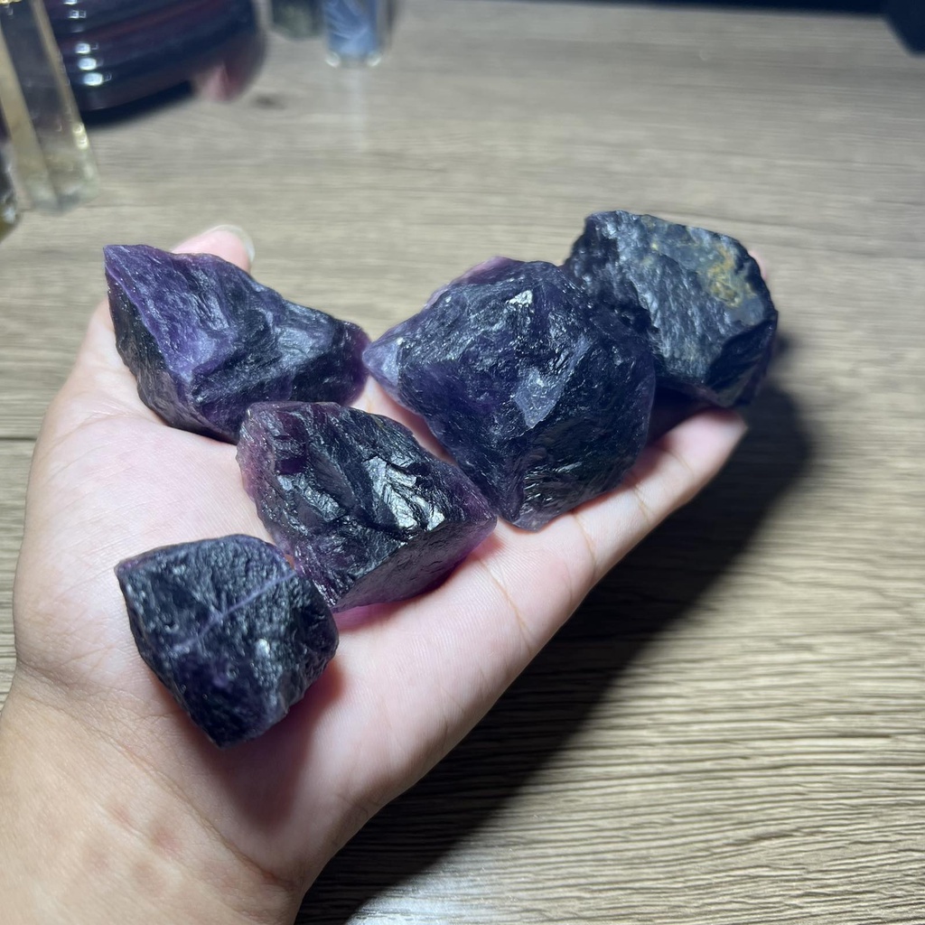 Natural Crystal Stone Raw Chunk Amethyst 1 pc Only | Shopee Philippines