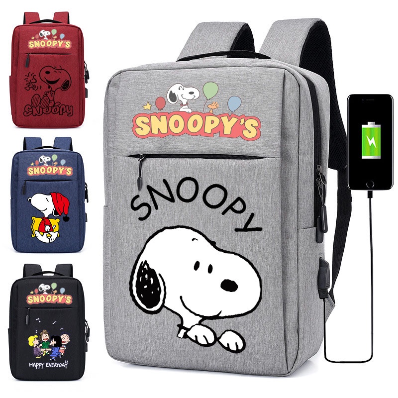 Snoopy Backpack for Women Student Backpack Travel Bag School Bag Laptop ...