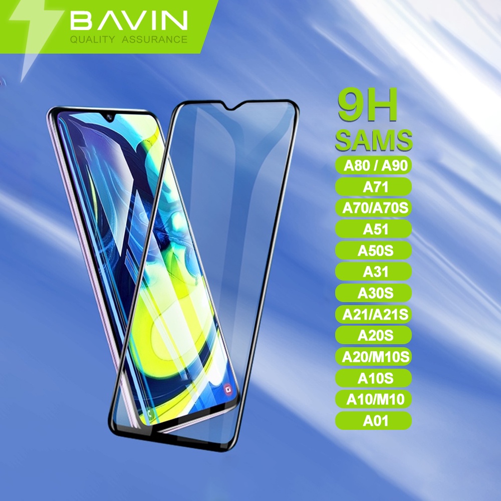 BAVIN Q10 Tempered Glass Full Screen Protectors for Sam A80/A90 /A71 ...