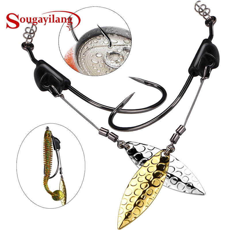 Sougayilang New Fishing Hook Strong And Sharp Barb Tip Water Drop ...
