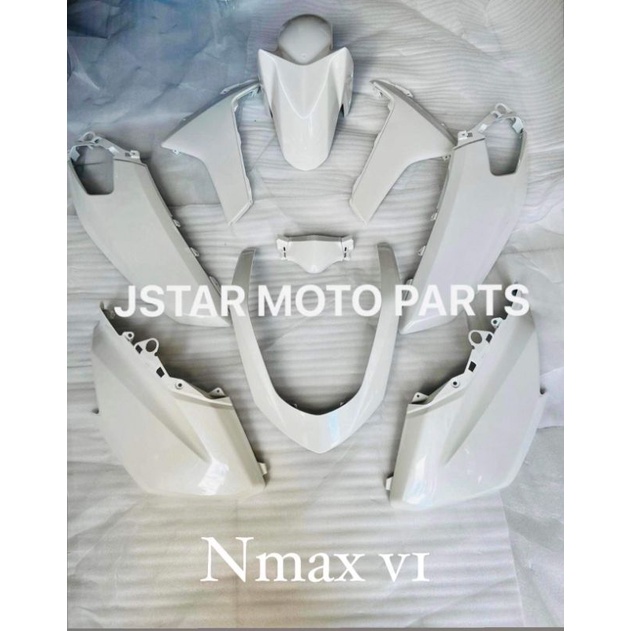 FAIRINGS SET NMAX V1 9PCS PEAR WHITE YAMAHA GENUINE | Shopee Philippines