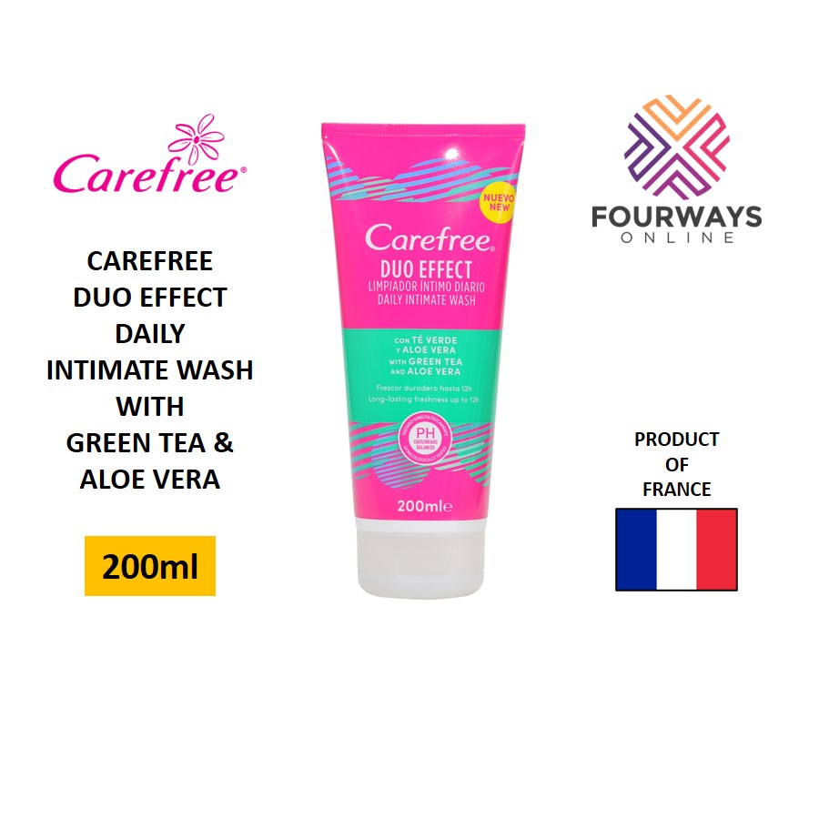 Carefree Duo Effect Daily Intimate Wash 200ml | Shopee Philippines