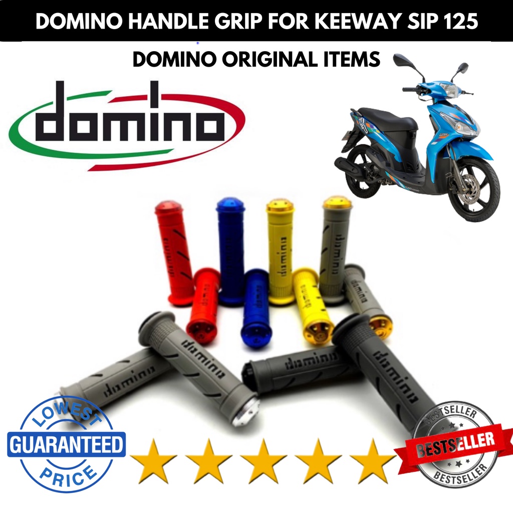 ORIGINAL KEEWAY SIP 125 DOMINO HANDLE GRIP RUBBER WITH BAR END ...