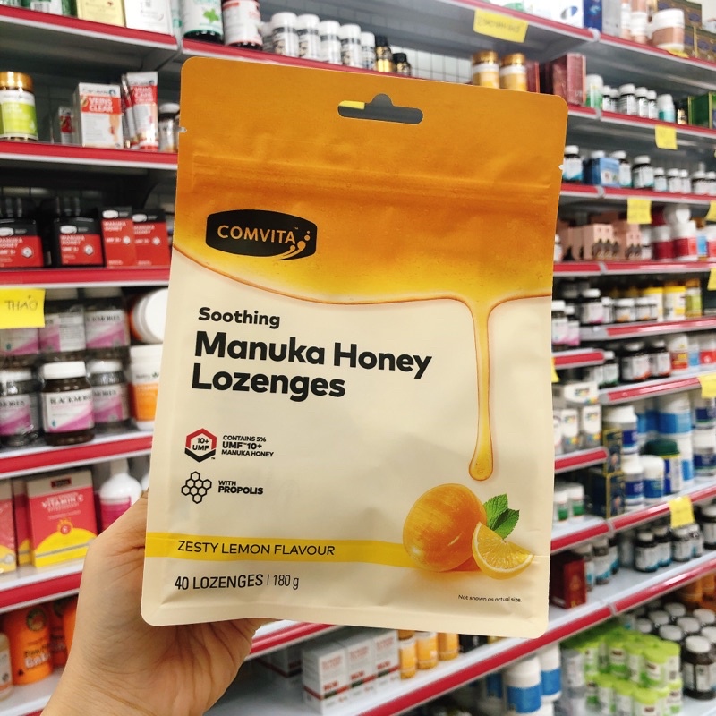 Comvita manuka honey candy lozenges UMF10+ (40 logences with propopils ...