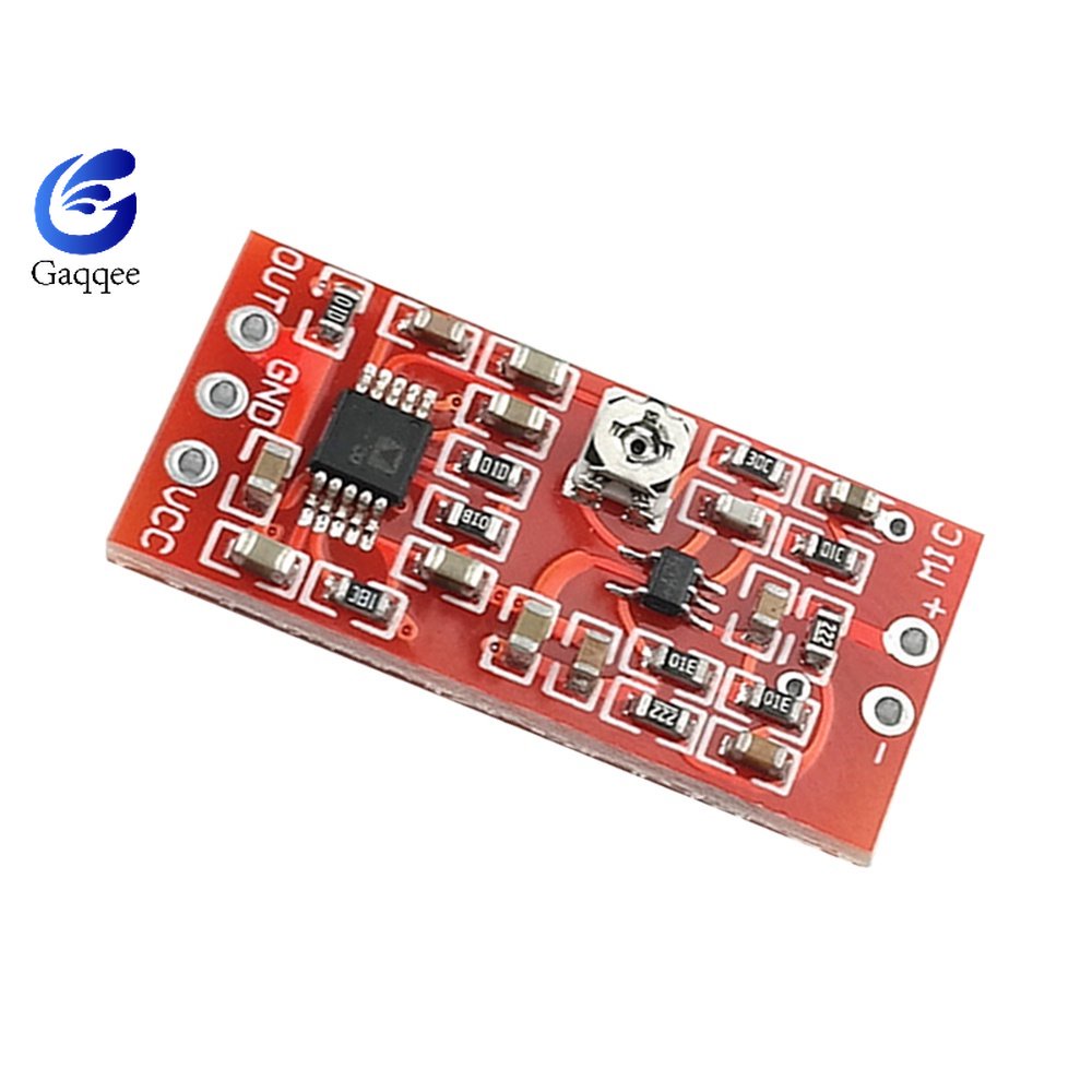 GAQQEE MAX4466 electret microphone amplifier board pickup module with ...