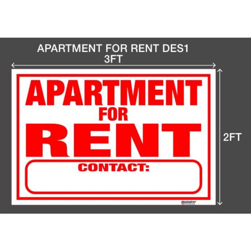 APARTMENT FOR RENT TARPAULIN 3X2FT | Shopee Philippines