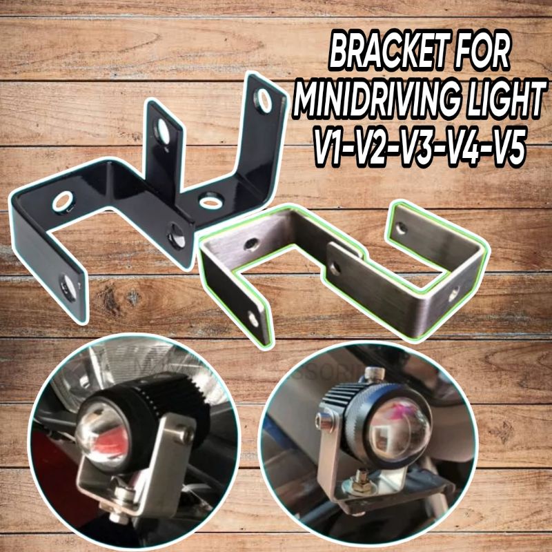 MINI-DRIVING LIGHT U-BRACKET PURE ALLUMINUM | Shopee Philippines