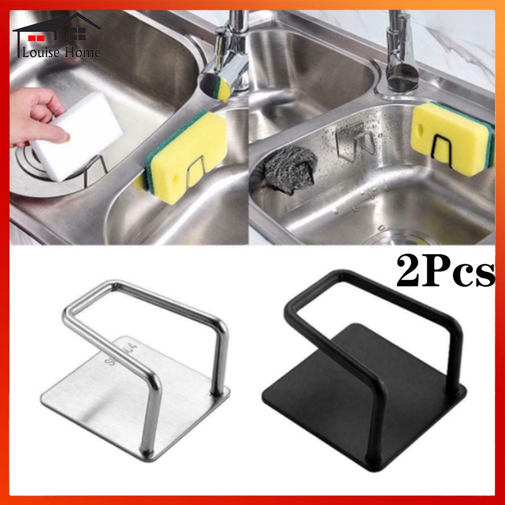 (From Manila) Stainless steel kitchen sponge rack, self-adhesive sink ...